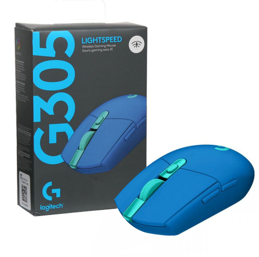 Mouse Logitech G305 gaming inalámbrico azul – Corner Tienda+